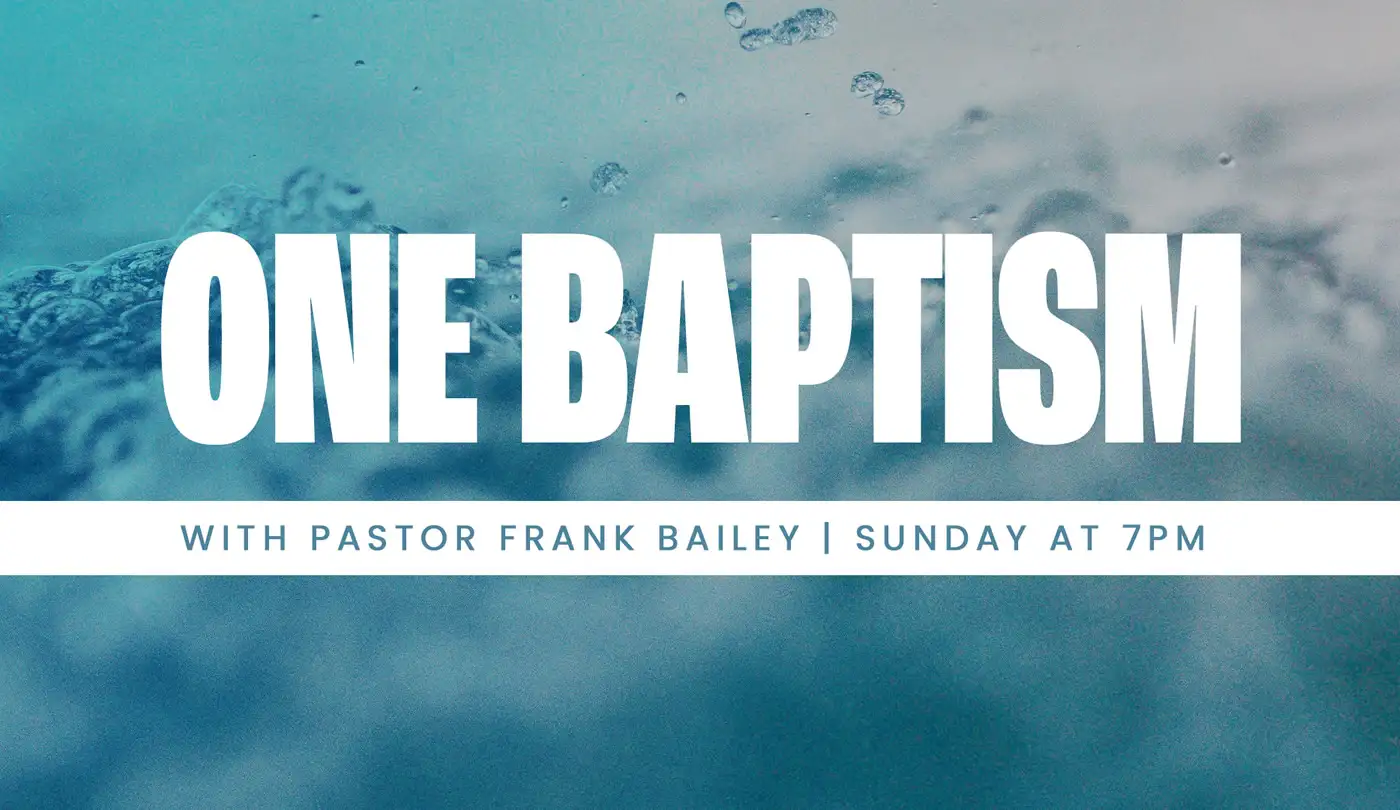 One Baptism with Pastor Frank Bailey - Victory Church | New Orleans ...